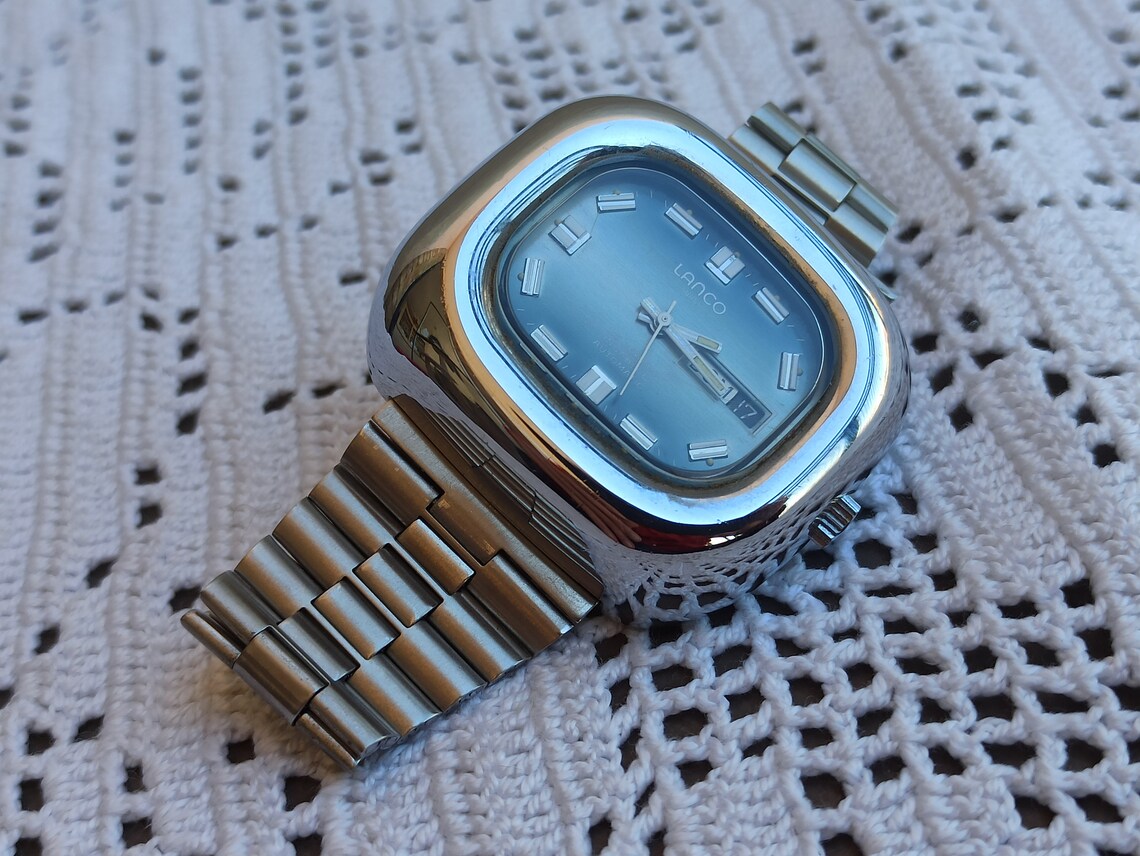 LANCO Swiss Made Vintage Automatic Watch 25 Jewels Watch - Etsy