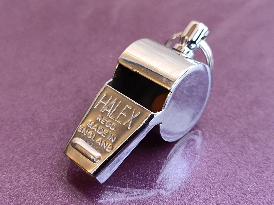 HALEX Whistle Made in England, Football Whistle, Old Whistle, Whistle, Retro Football Whistle ...