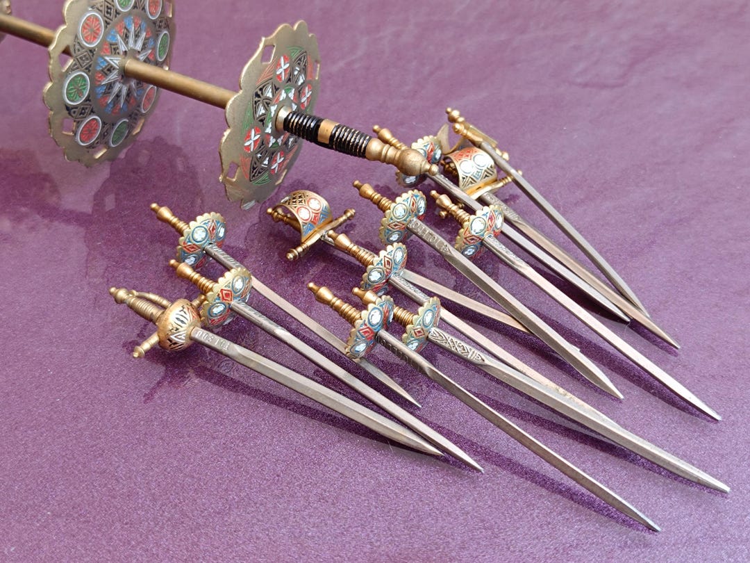 1960 Toledo Cocktail Swords, Vintage Cocktail Skewers, Cocktail Swords ...