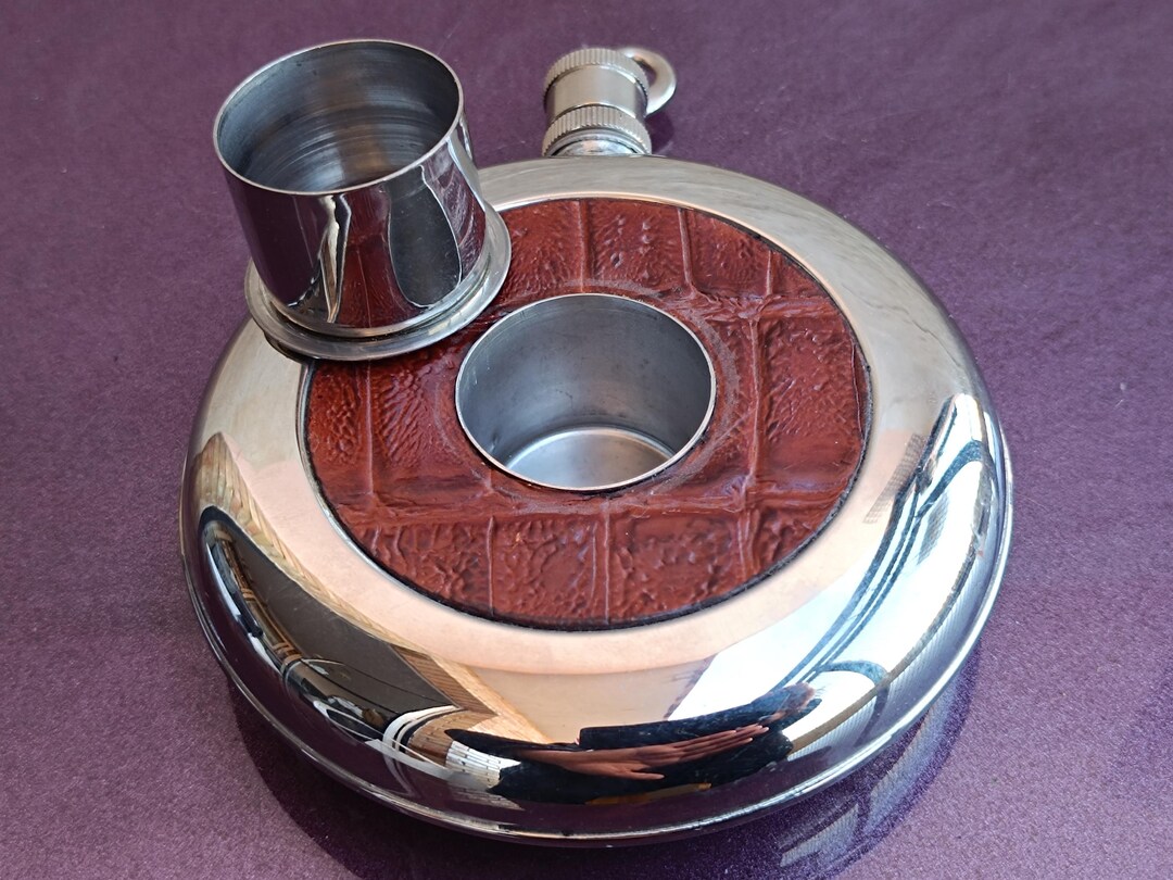 Round Original Flask, Metal Flask, Spanish Flask, Original Flask ...