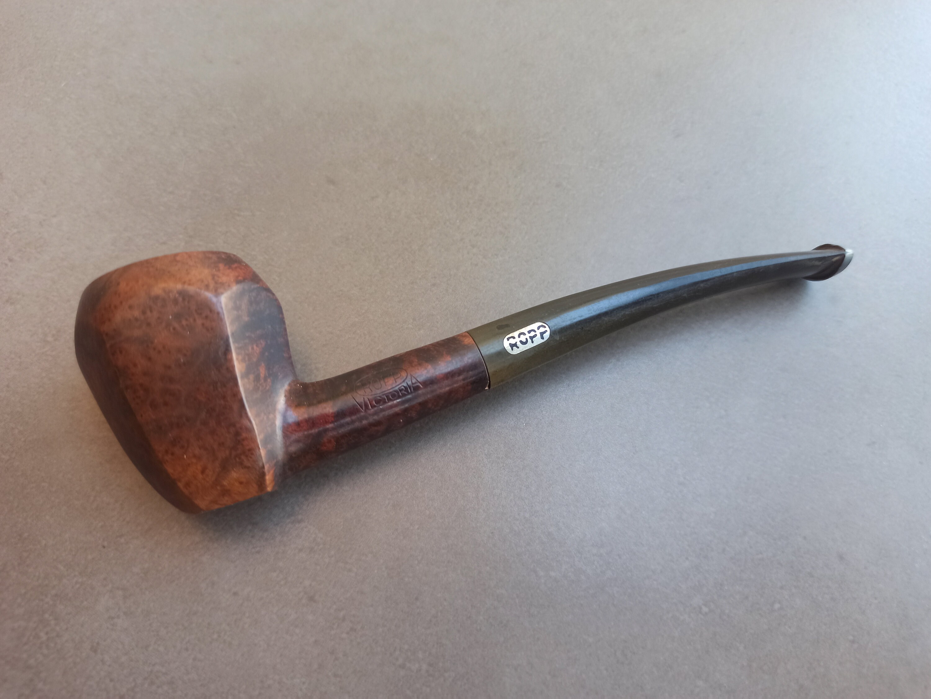 RARE ROPP Victoria Smoking Pipe Made in France Vintage Briar - Etsy