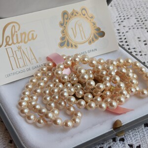 Pearl Velina Reina Necklace, Velina Reina Pearl, White Pearl Necklace ...