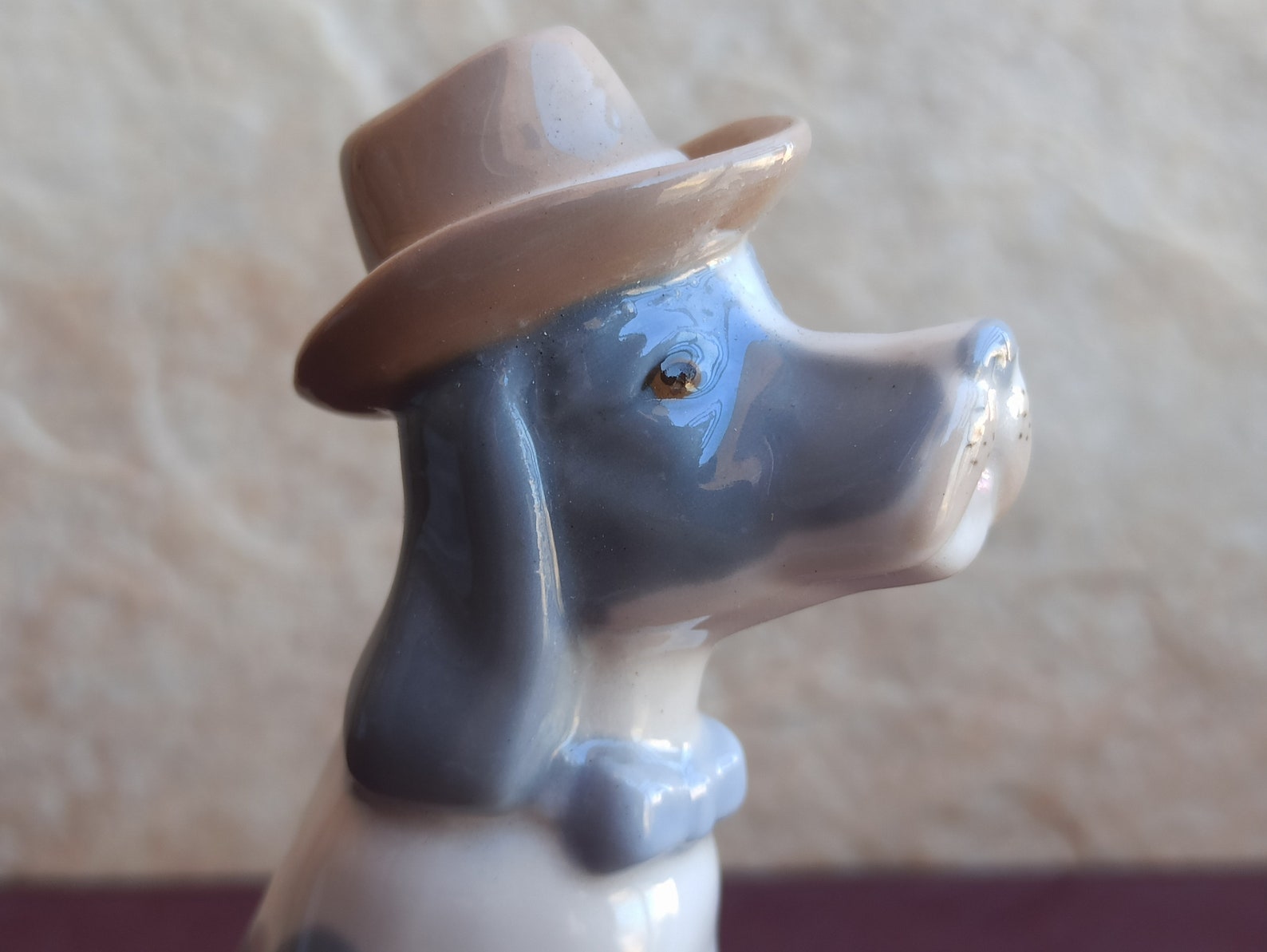 CASADES Marti Dog in a Hat, Lovely Dog Figurine, Porcelain Dog, Vintage ...