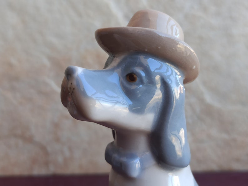 CASADES Marti Dog in a Hat, Lovely Dog Figurine, Porcelain Dog, Vintage ...
