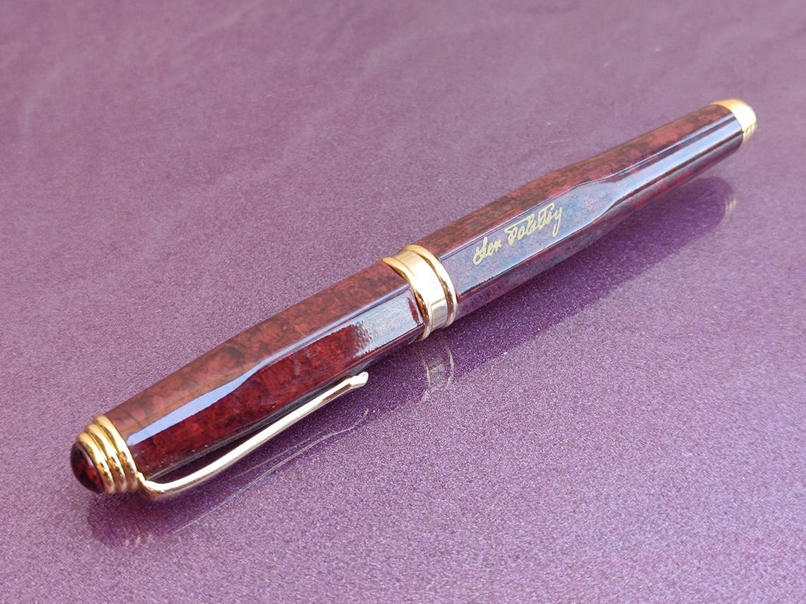 Vintage Fountain Pen, Vintage Gift, Iridium Point Germany Fountain Pen ...