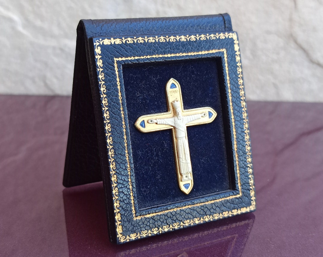 INRI Pocket Silver Icon, Catholic Identity Card, JHS, Jesus Christ Icon ...