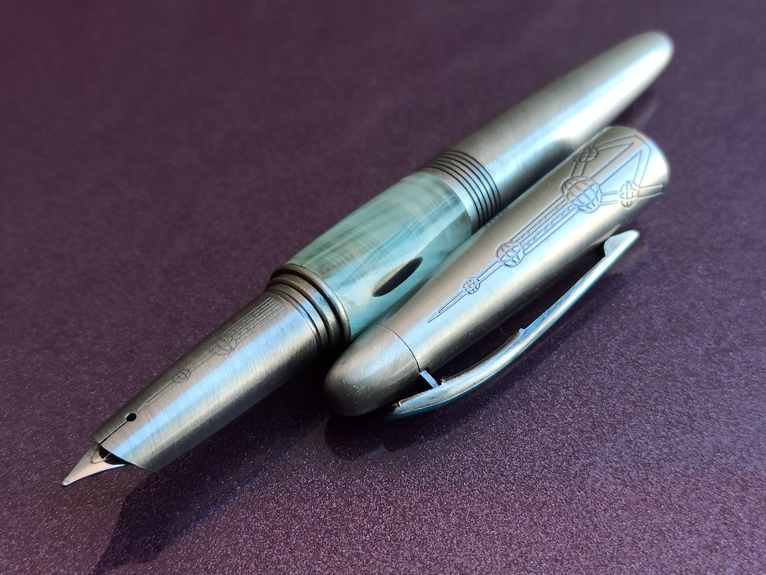 Iridium Point Fountain Pen, Metal Plastic Fountain Pen, Vintage ...