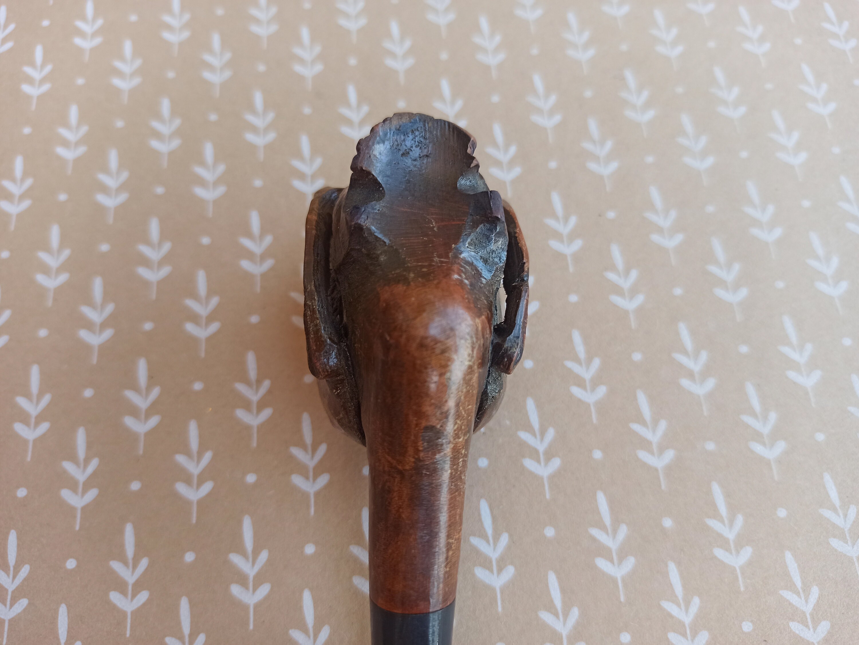 Hand Carved Smoking Pipe Scull Smoking Pipe Briar - Etsy