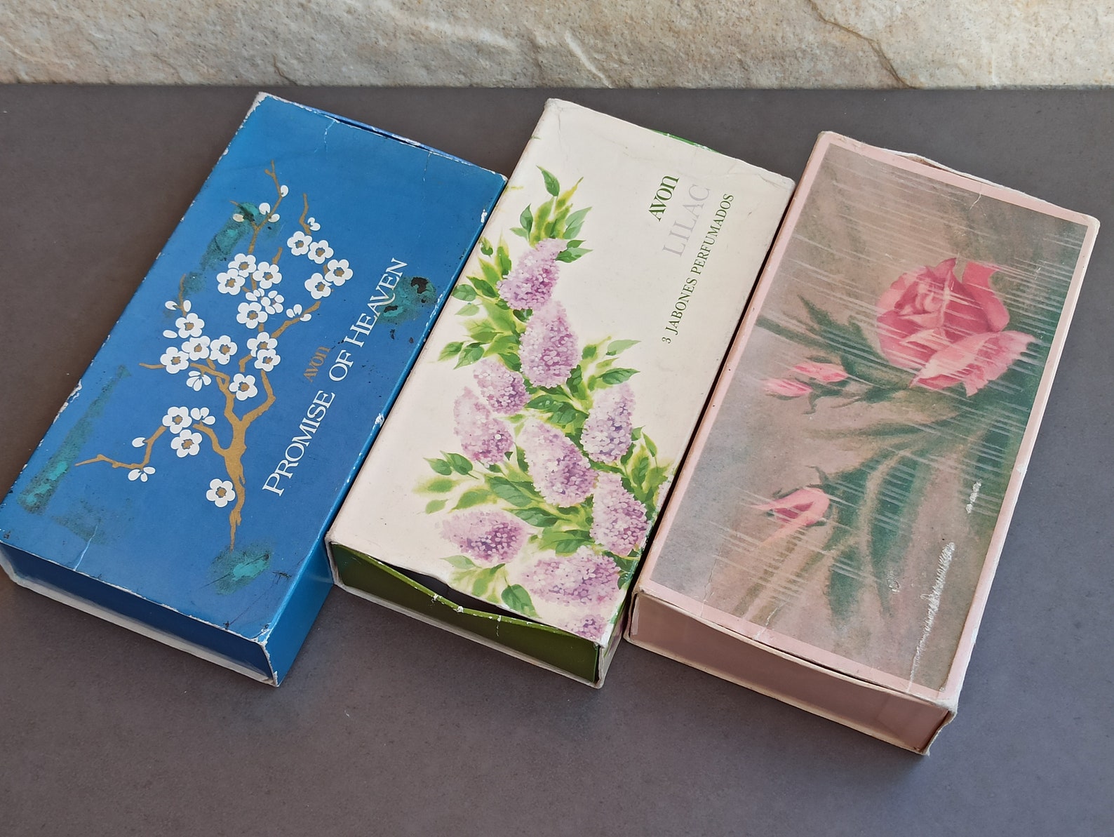 Vintage Soap AVON Lilac Promise of Heaven Touch of Roses - Etsy