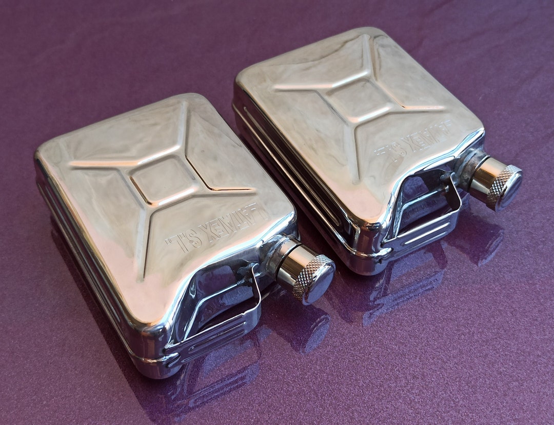 6 OZ Canister Flask Pocket Flask Vintage Flask Canister - Etsy