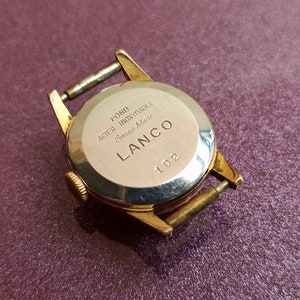 Lanco and Clarion Gold Filled Watches, Pair Mechanical for Repair ...