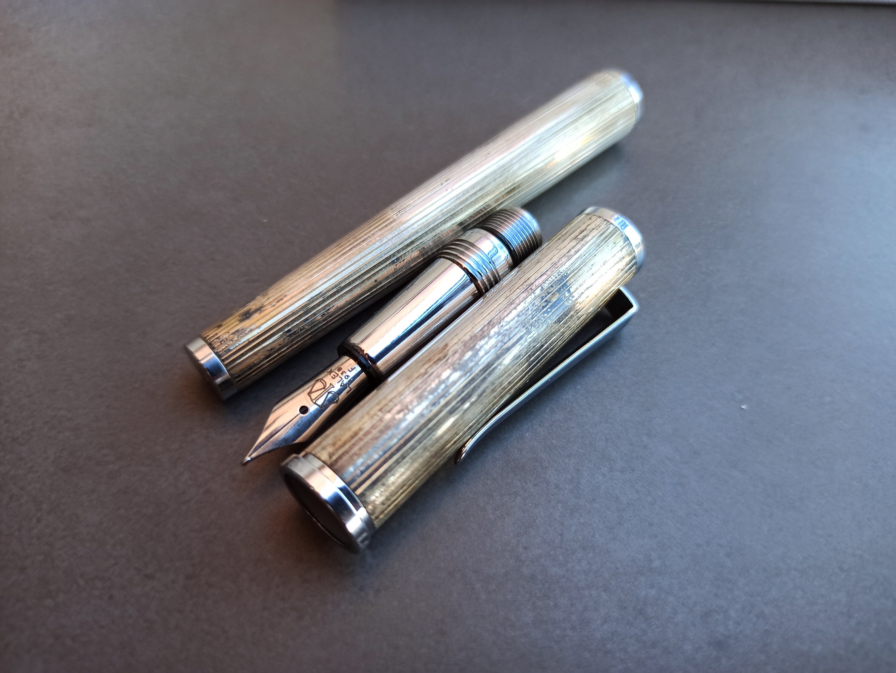 LALEX 925 Silver Fountain Pen Silver Pen Vintage Rare - Etsy
