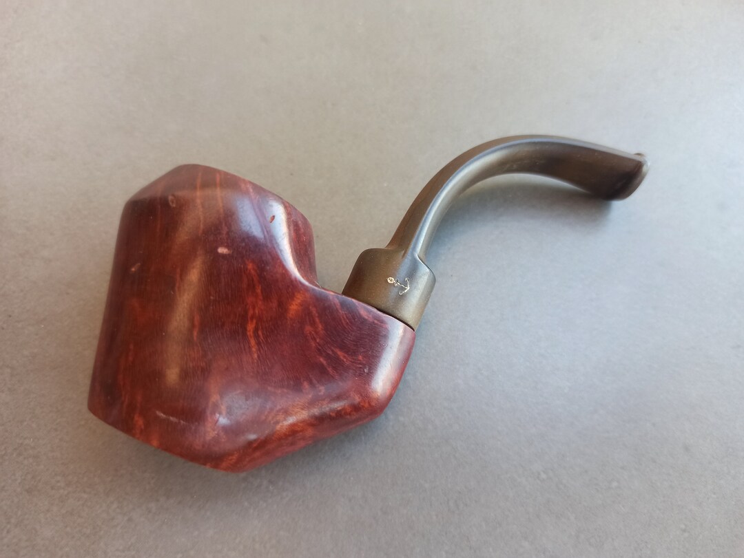 Antique Pocket Pipe, Vintage Tobacco Pipe, Antique Bruyere Smoking Pipe, Used Briar Pipe, Briare ...