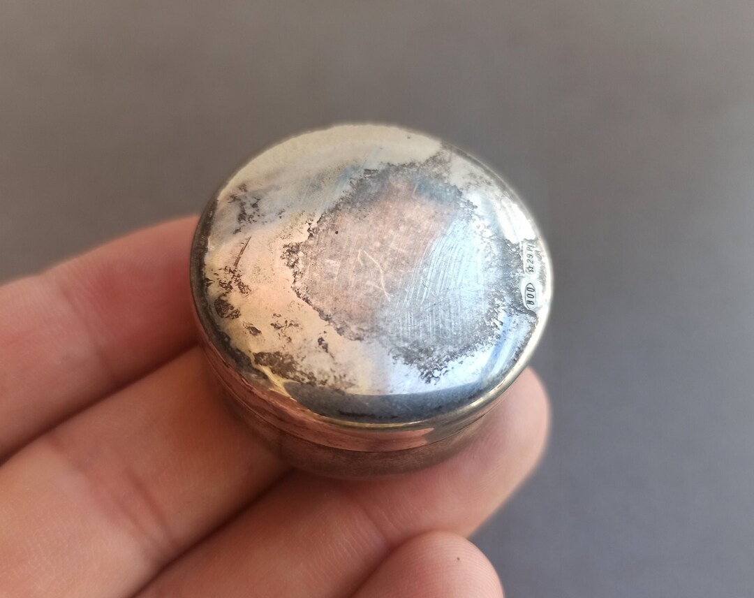 Silver 800 Vagnozzi Box Vintage Box Jewellery Box Retro - Etsy