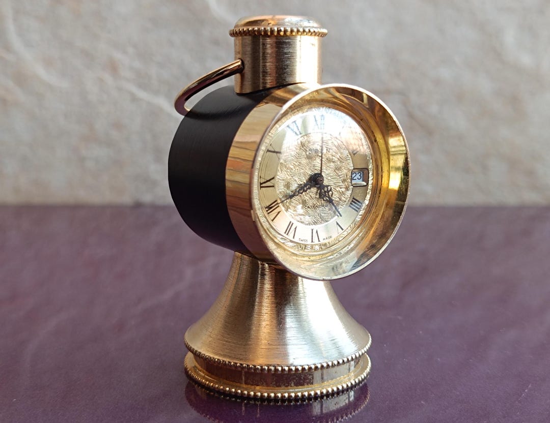 ISBEN Swiss Made Mechanical Table Watch, Table Clock, Swiss Mechanical ...