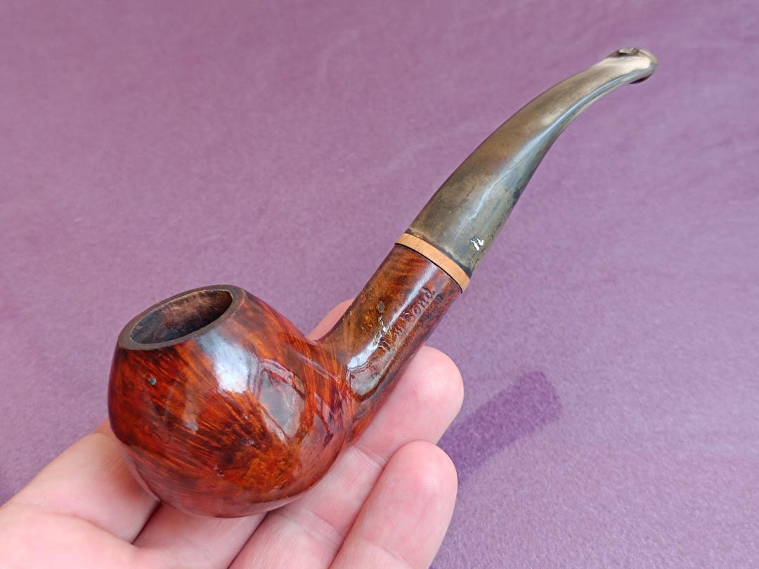 NEW BOND 105 Smoking Pipe, Vintage Smoking Pipe, Imported Briar, Retro ...