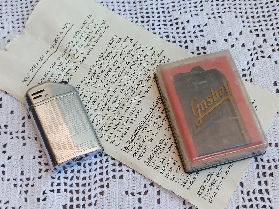 GASBOY K 1000 Vintage Gas Lighter, Lighter Vintage 1970, Untested ...