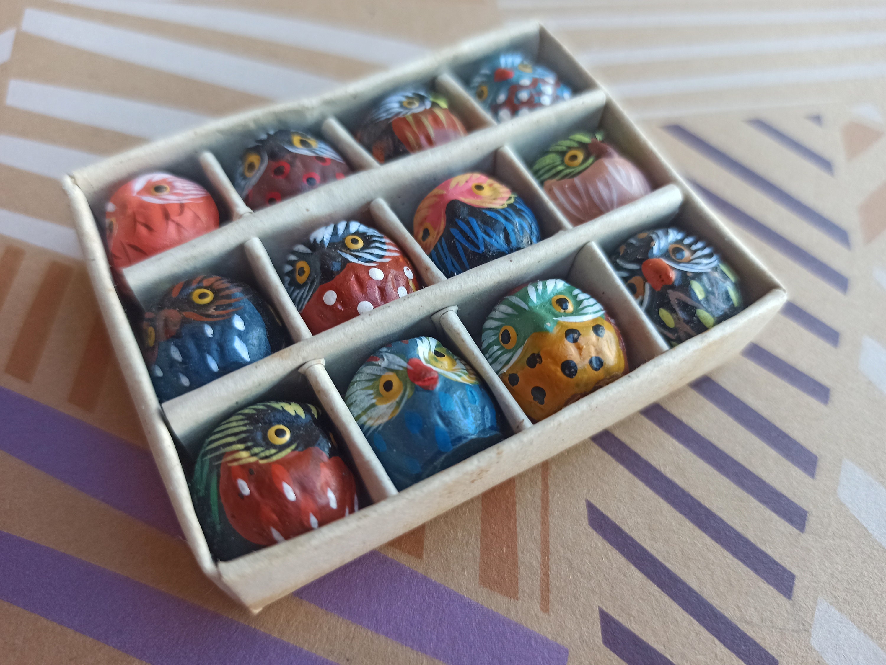 Owls Set Cute Clay Owls Collectible Birds Collectible Owls - Etsy