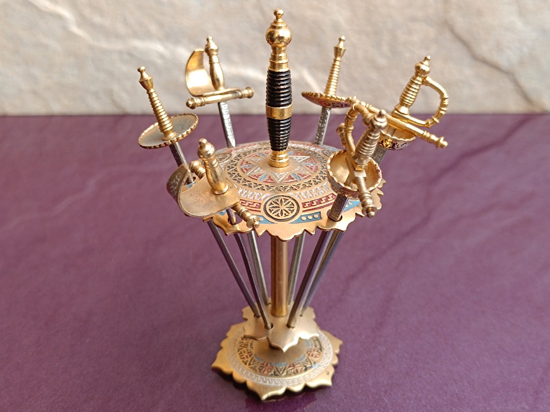 1960 Toledo Cocktail Swords, Vintage Cocktail Skewers, Cocktail Swords ...