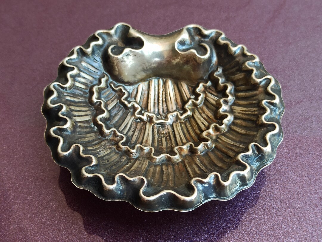 Saint Santiago De Compostela Jewelry Display Dish, Silver Shell Dish ...