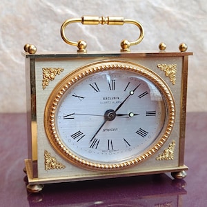 STAIGER West Germany Exclusiv Quartz Alarm Clock, Vintage Alarm Clock ...