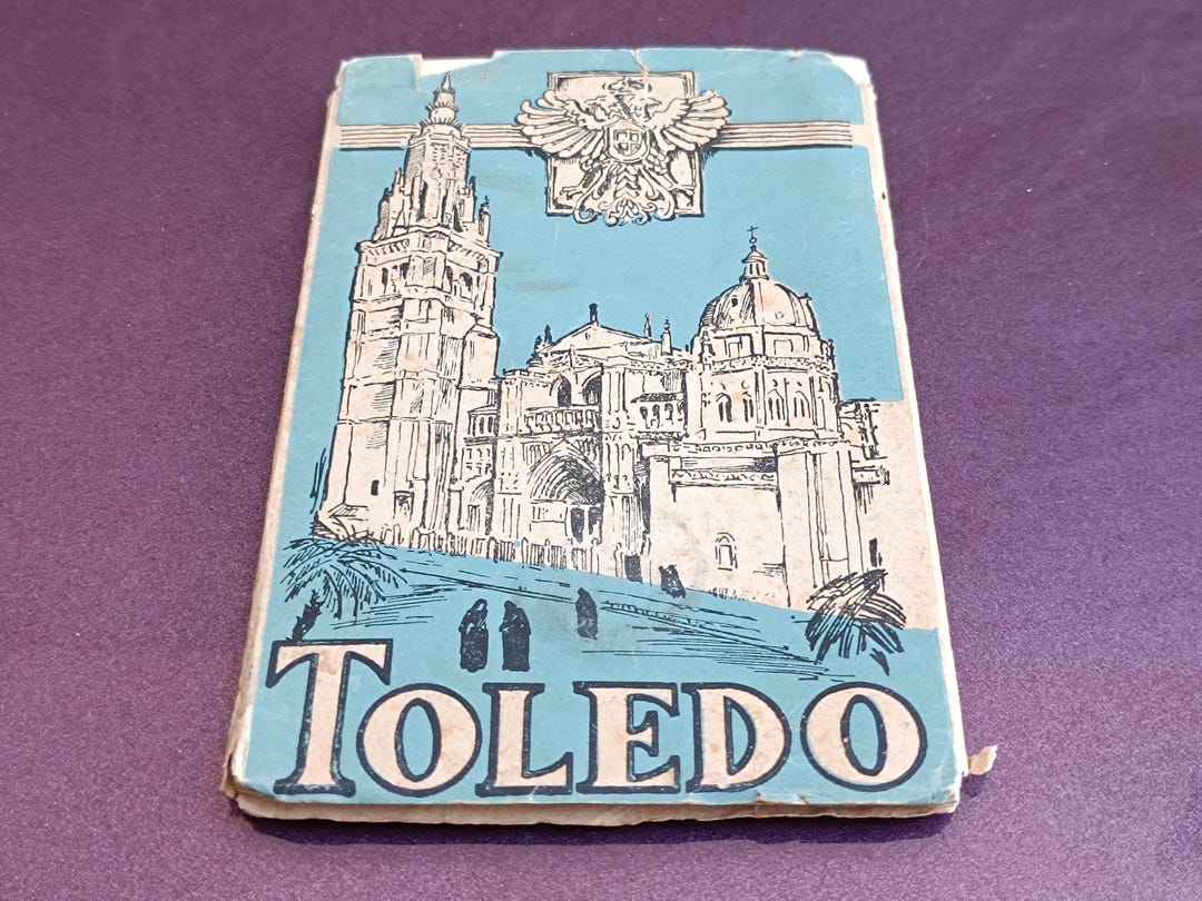 1960s TOLEDO Spanish Tourism Post Cards, Postcards Spain, Vintage ...
