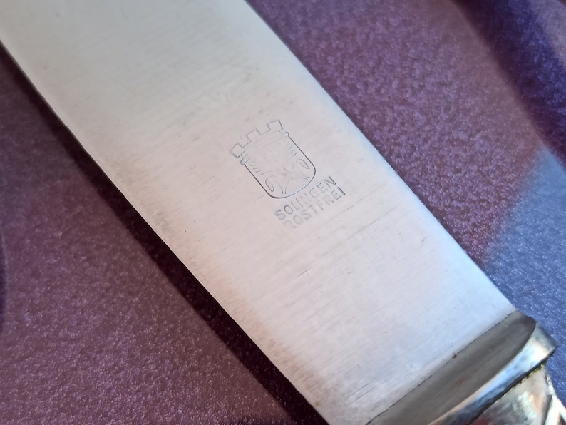 Solingen Silver Plated Cutlery Set, Romantic Dinner Cutlery, Vintage ...