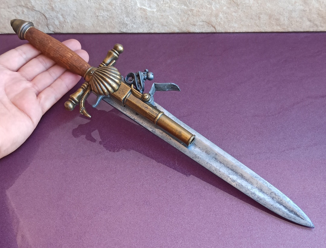 REPLICA Colonial 18th Century French Dagger Pistol Non-firing - Etsy