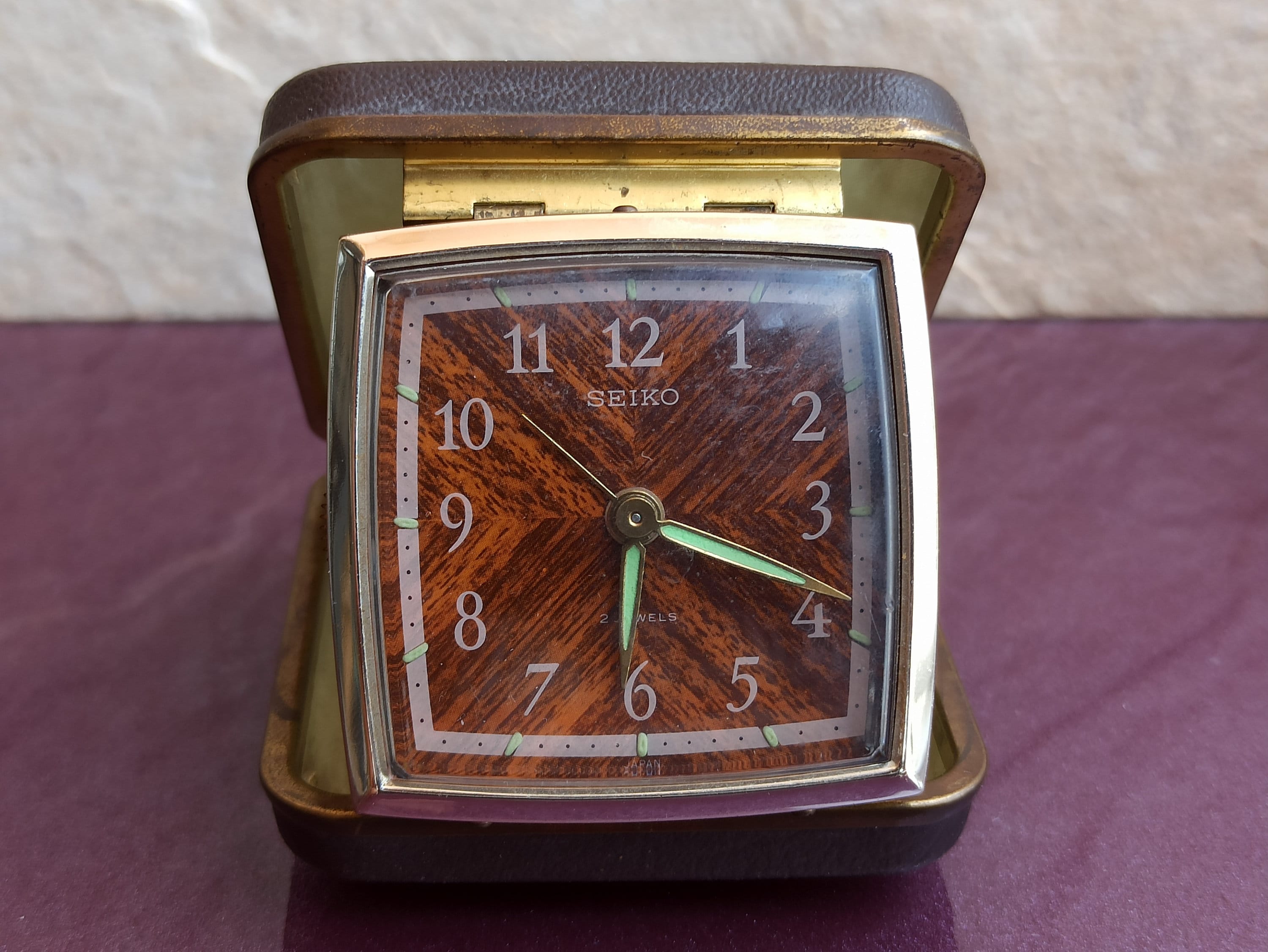 Seiko Vintage 70's Mechanical Travel Alarm Clock Vintage - Etsy