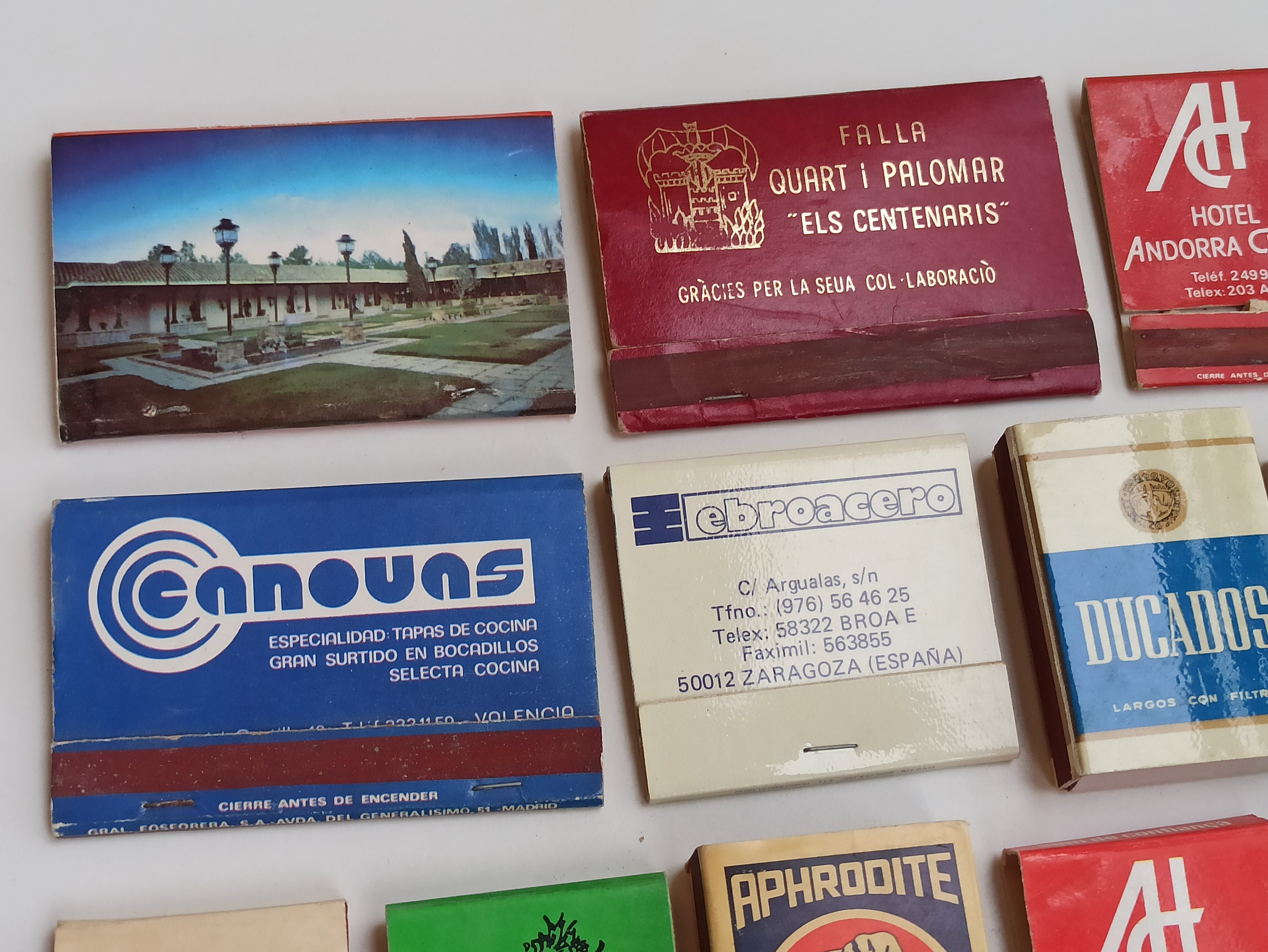 Set of 12 MATCHBOX 1980 Antique Matches Various Design Made - Etsy