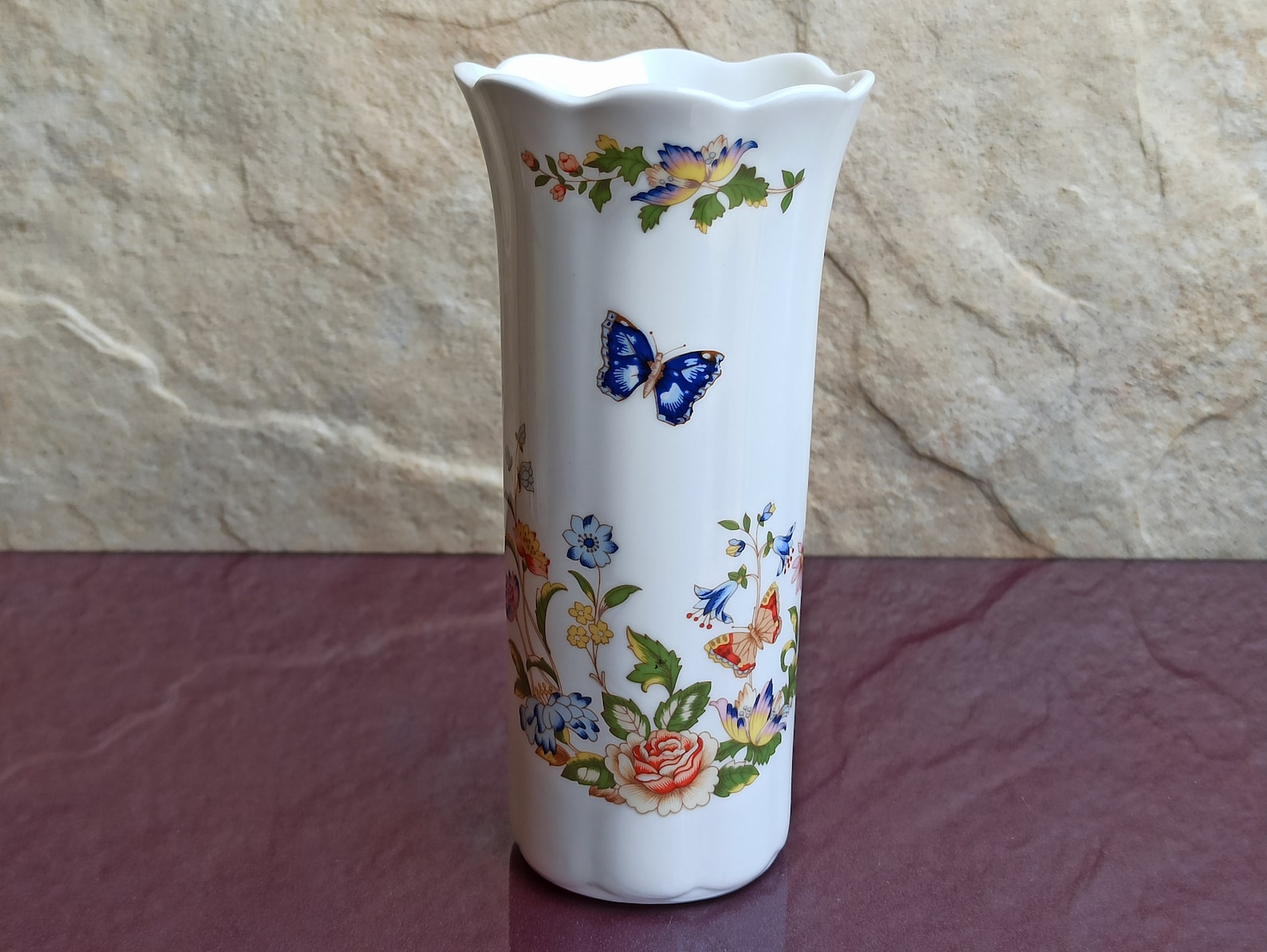 1970s Aynsley Cottage Garden Pattern, Vintage Bell, Bone China, Hand ...
