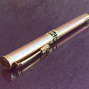Dragon Fountain Pen, Genius Iridium Gold Plated Fountain Pen, Vintage ...