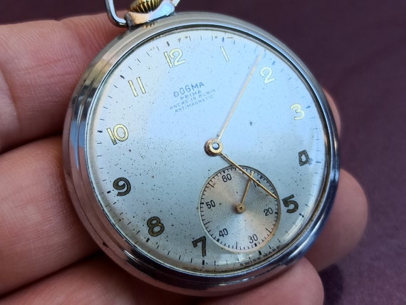1940 DOGMA Prima, Anche 15 Rubis, Antimagnetic Watch … - Gem