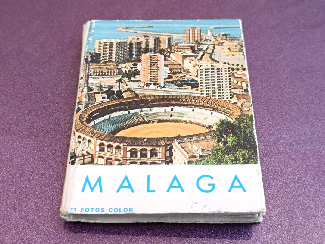 1980s Malaga Spanish Tourism Post Cards, Postcards Spain, Vintage ...