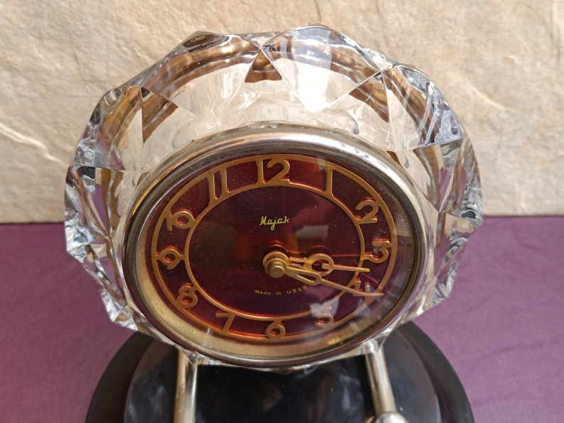 1970 USSR MAJAK Clock, Vintage Mechanical, Vintage Friendship Alarm ...