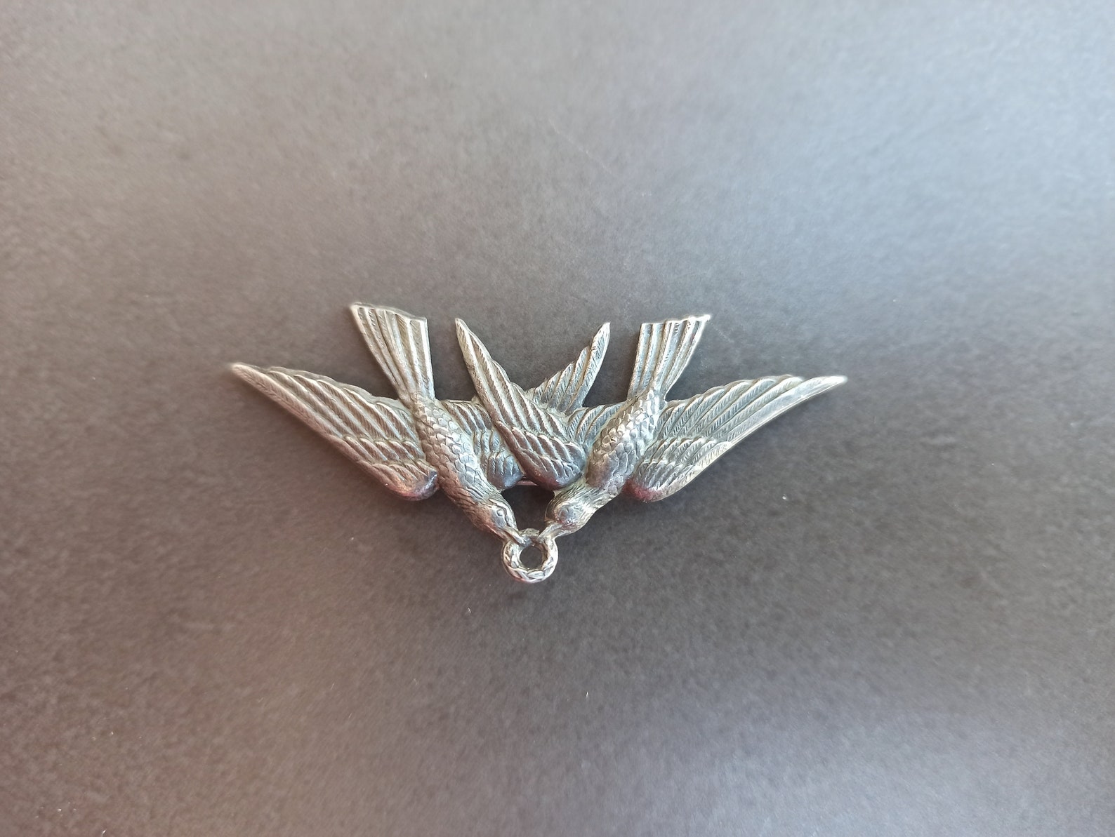 Brooch Pigeons Wreath Bird 1950 Wreath Brooch With Love Bird | Etsy