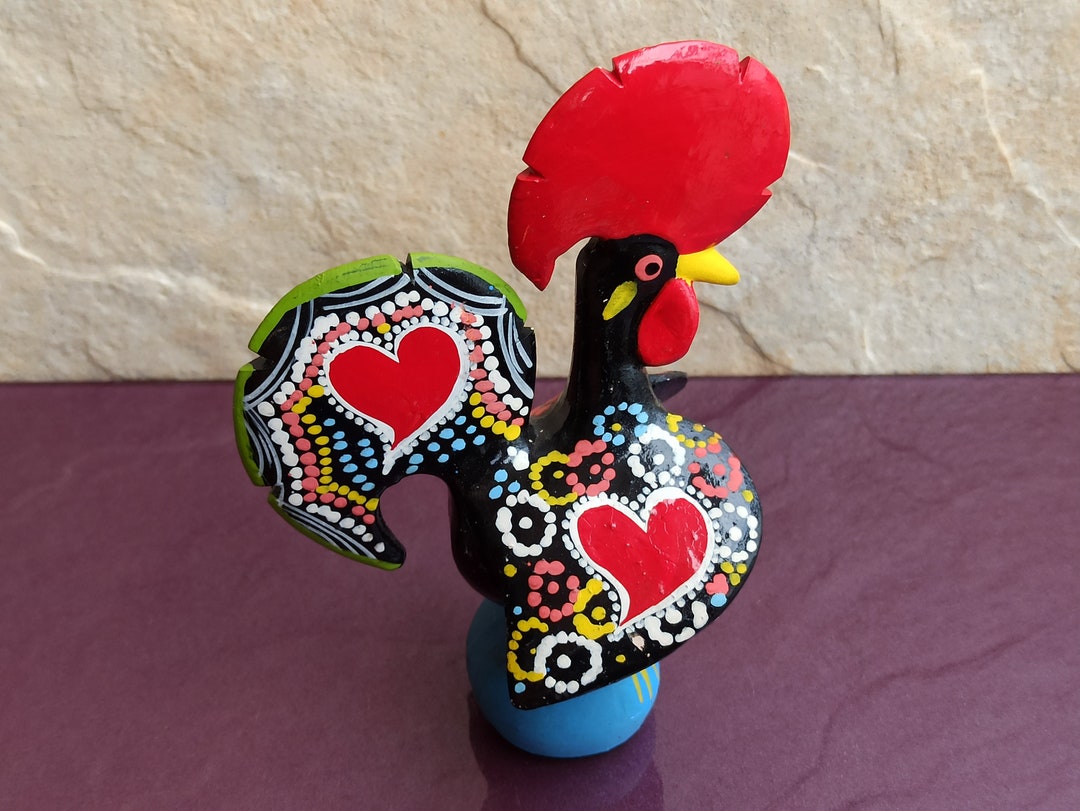 Rooster of Barcelos Porcelain, Symbol of Portugal, Rooster of Barcelos ...