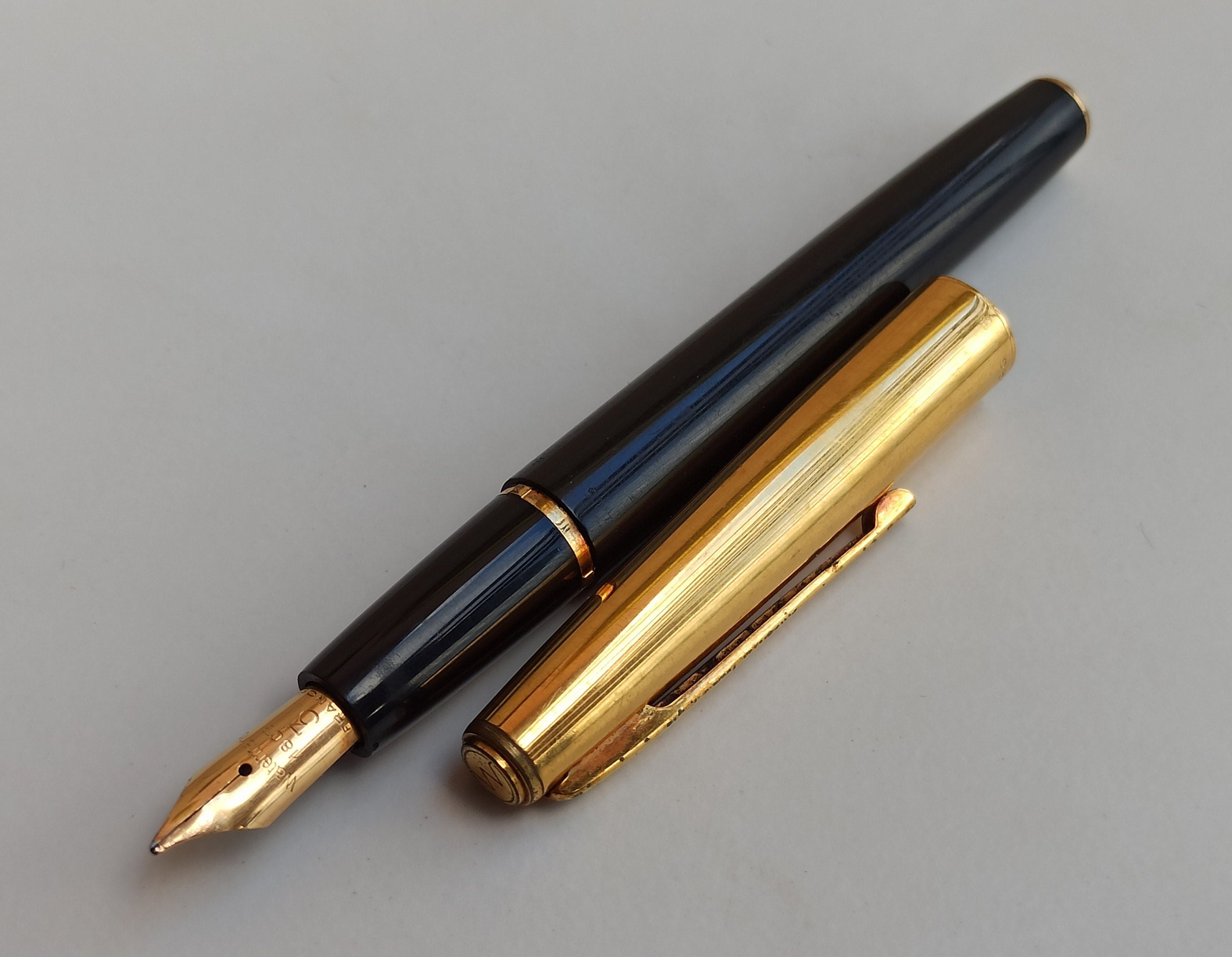 Watermans 18K Gold Nib Fountain Pen Vintage Fountain Pen - Etsy