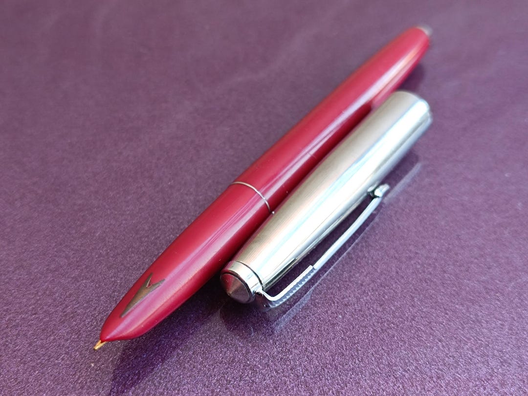 1980s Fountain Pen, Fountain Pen, Ink Pen, Vintage Fountain Pen, Retro ...