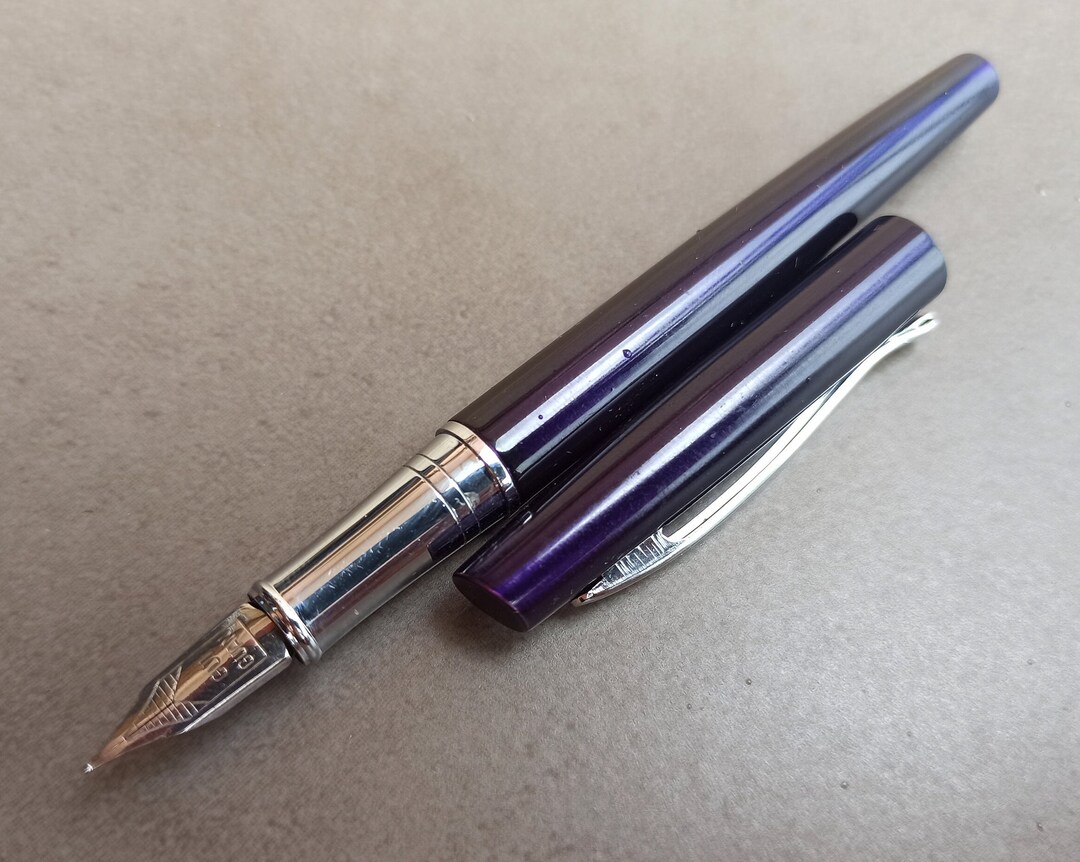 Gui Guan Fountain Pen, Gift Personalized, Gold Plated, Vintage Fountain ...