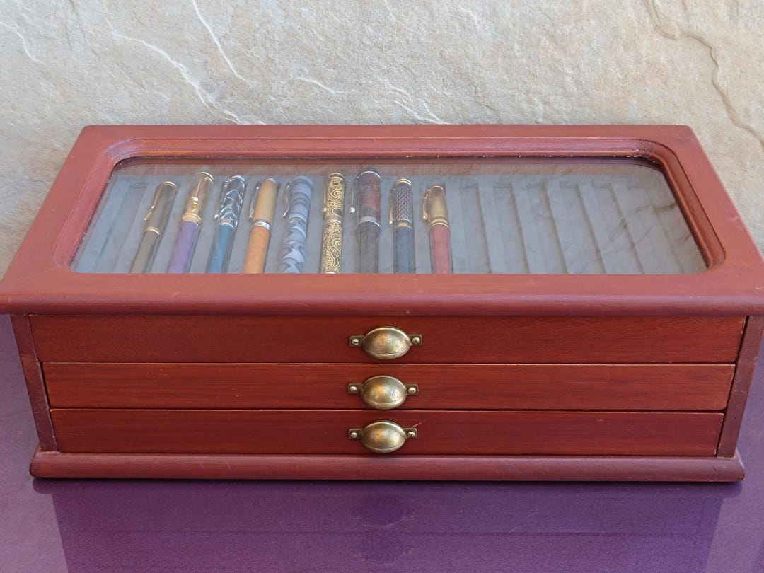 Fountain Pen Box Without Writing Pens, Ballpoint Pen Box, Collectible ...