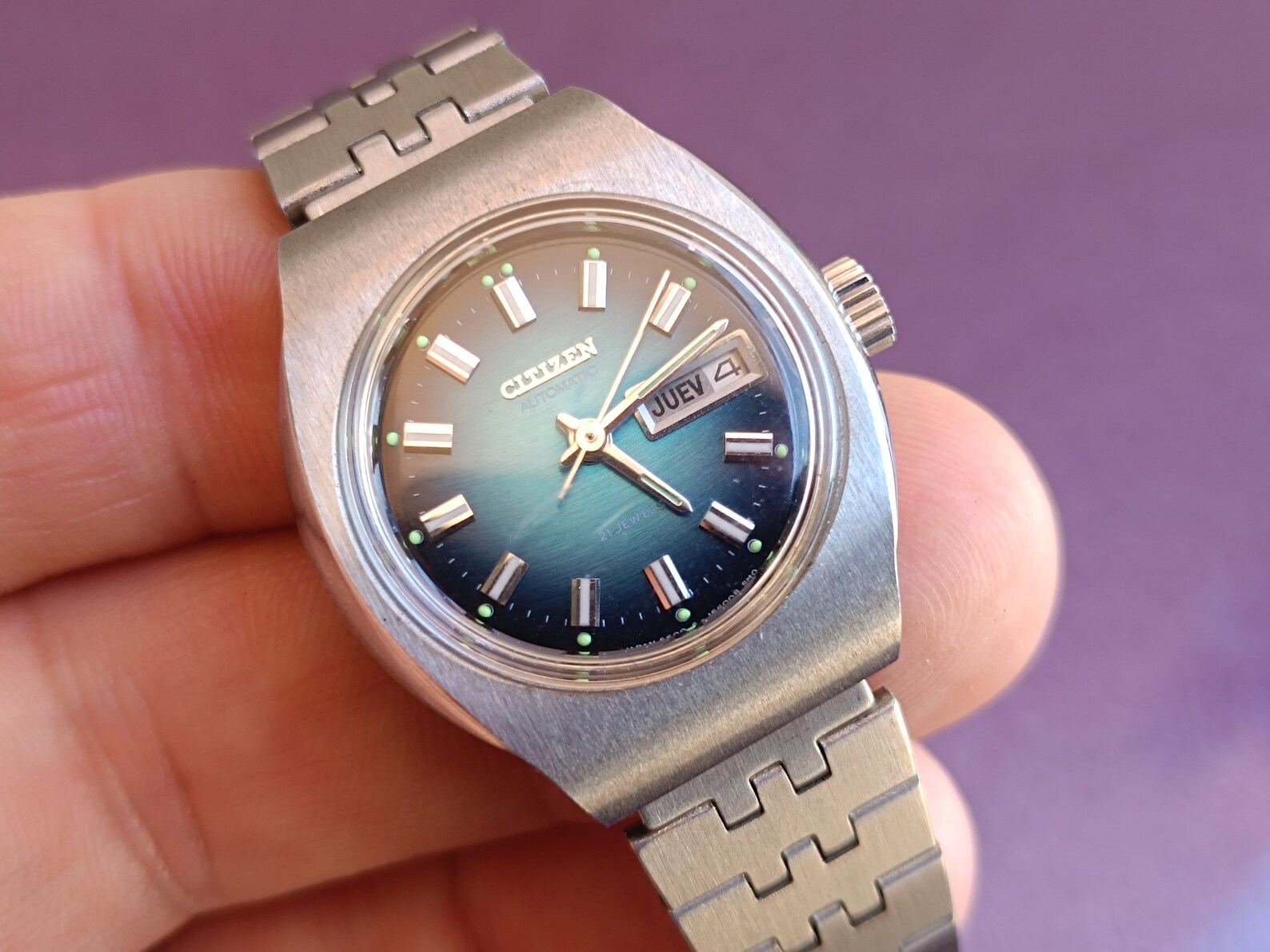 1980 Citizen Automatic Watch, Mechanical Watch, Vintage Mens Watch ...