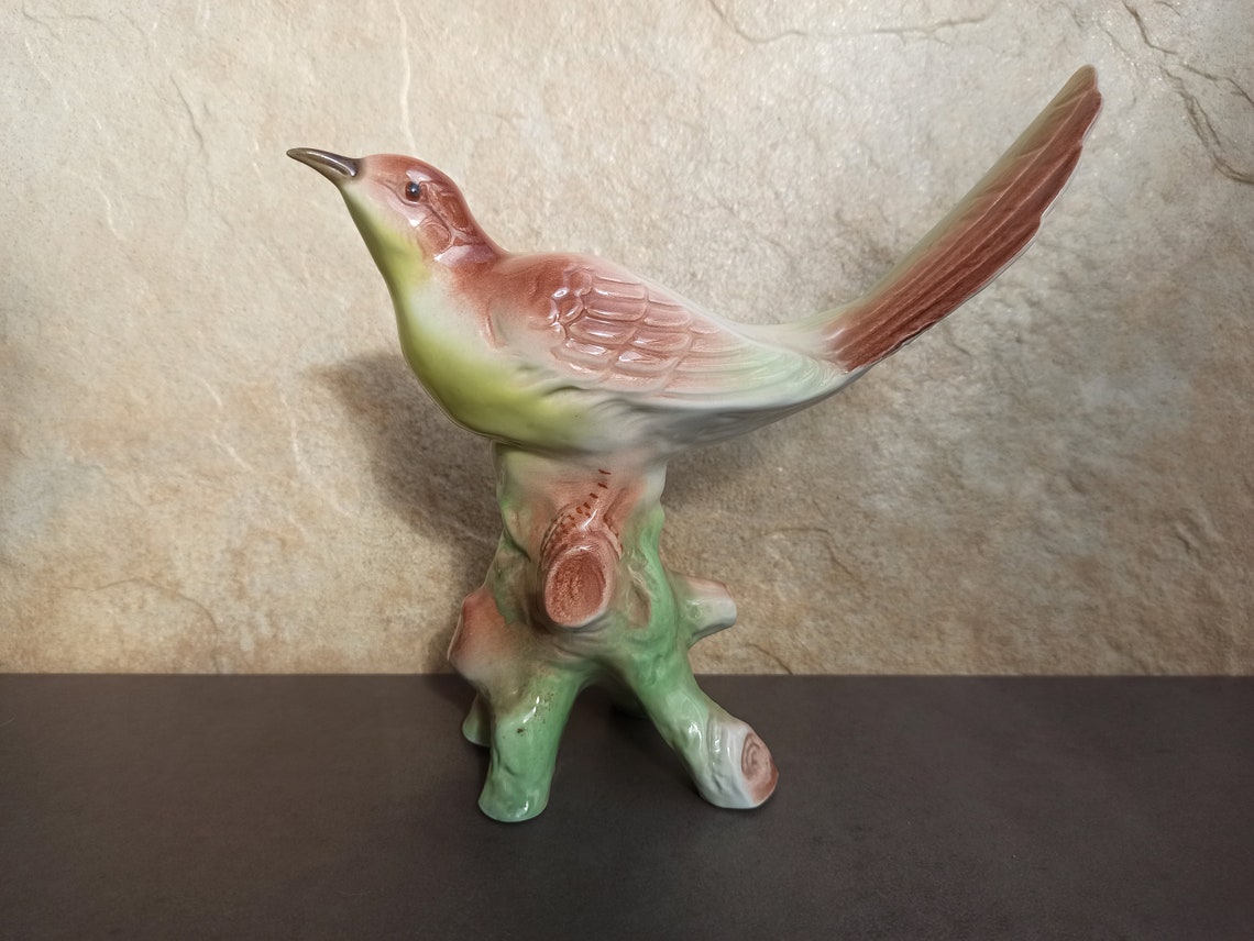 Porcelain Bird Figurine Bird Vintage Porcelain Spain - Etsy