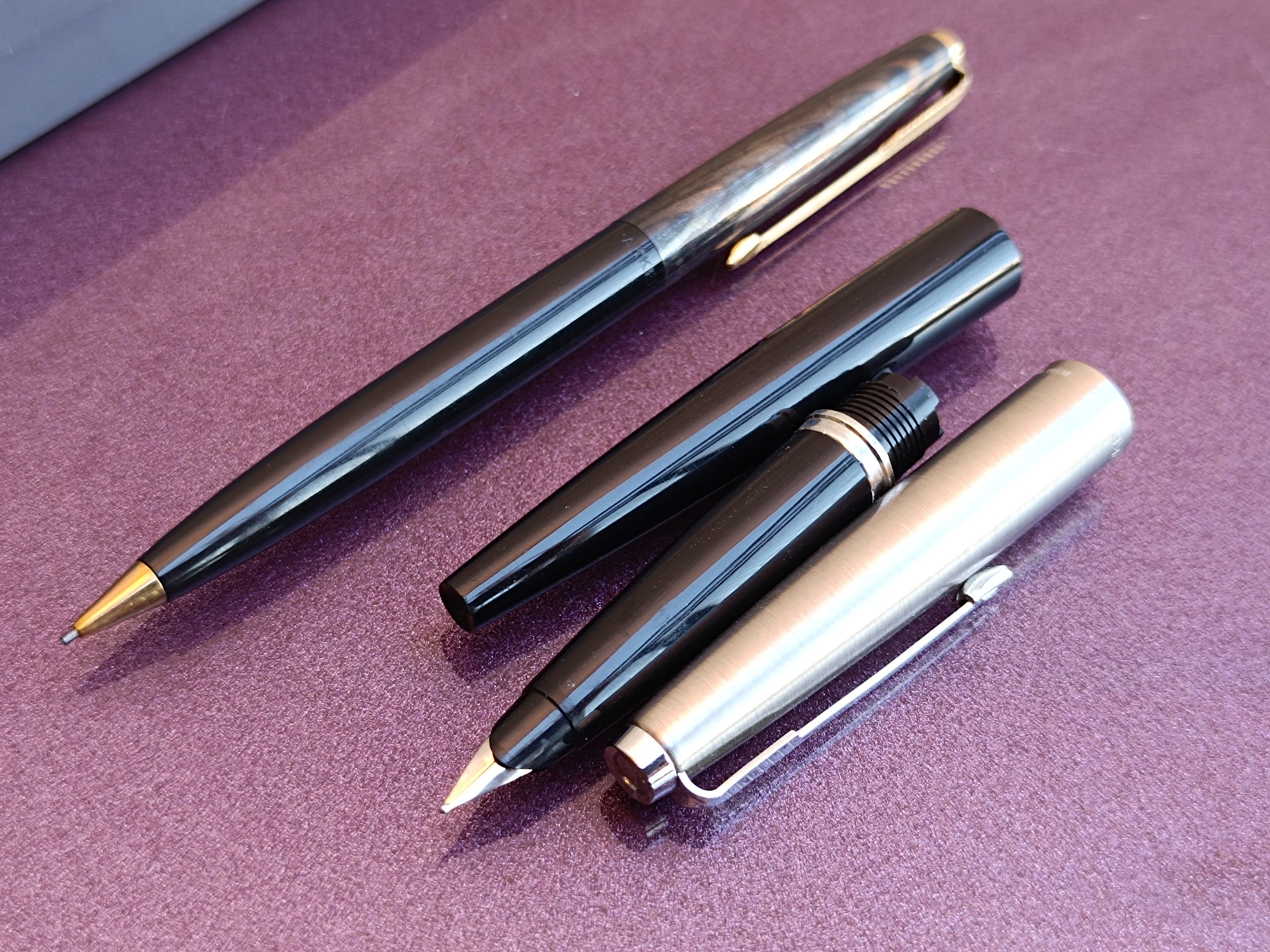 1980s Parker Ballpoint Pen and Pencil, Vintage Ballpoint Pen, Vintage ...
