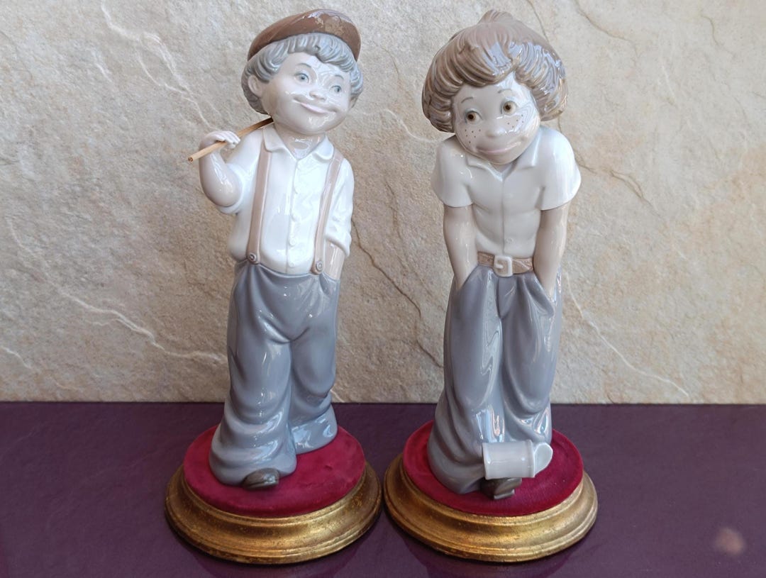 LLADRO Serie Zaphir Teenagers Fifurines Set, Zaphir Porcelain Figurine ...