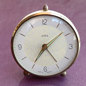 1940-50s EMES Germany Vintage Alarm Clock With Mechanical Mechanism ...