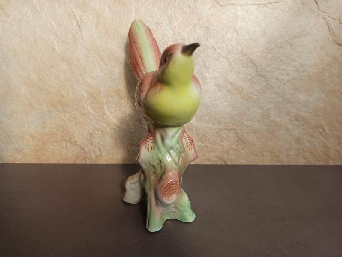 Porcelain Bird Figurine Bird Vintage Porcelain Spain | Etsy