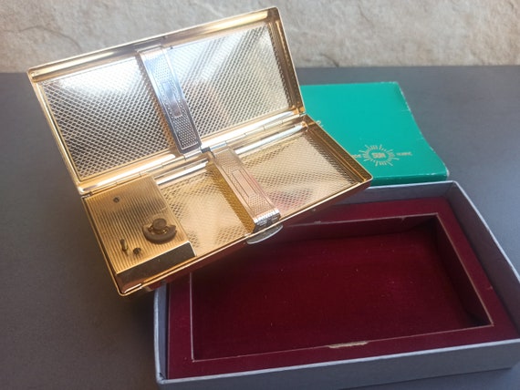 Vintage 1970 Musical Cigarette Case, Musical Cigarett… - Gem