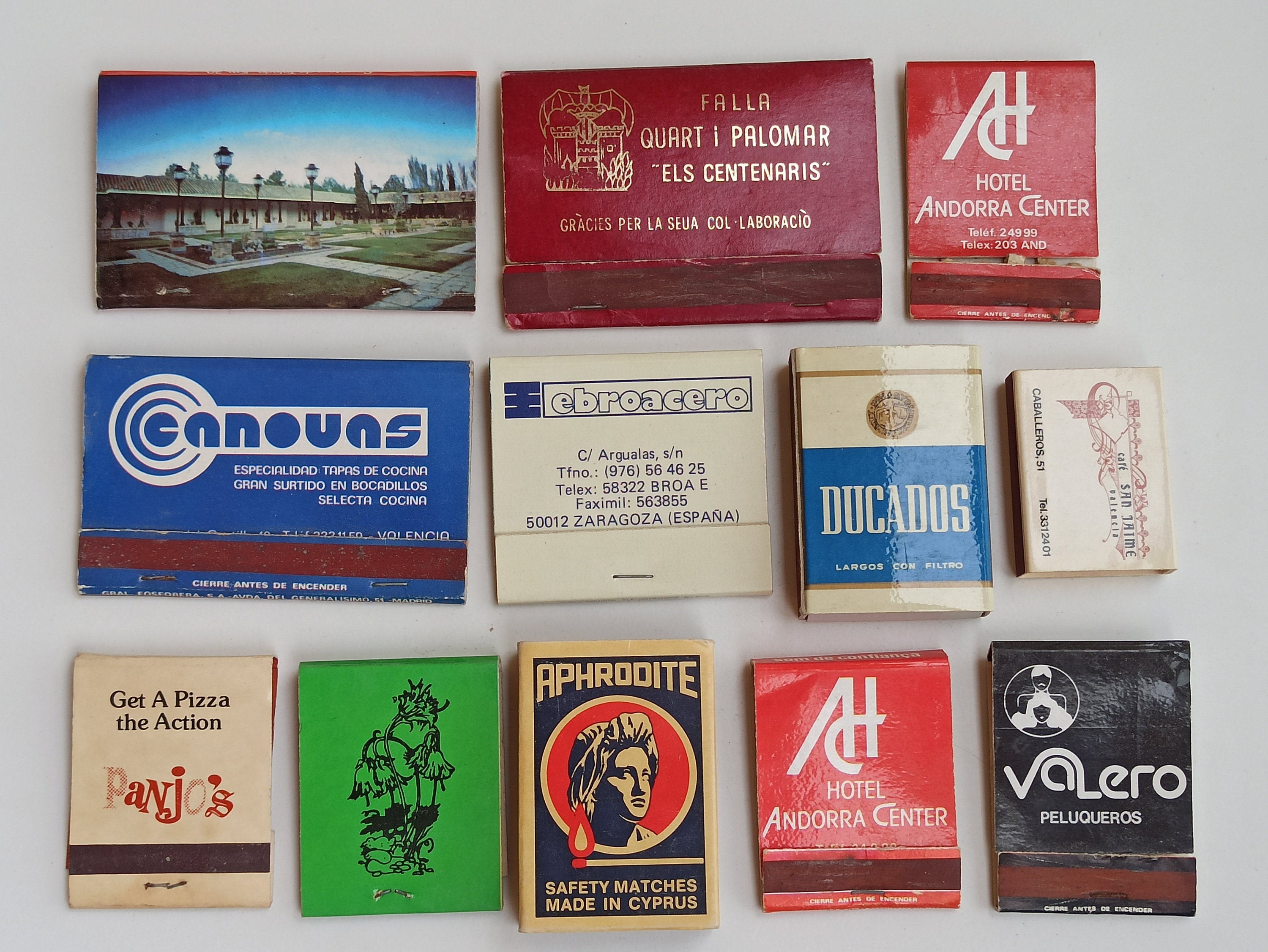Set of 12 MATCHBOX 1980 Antique Matches Various Design Made - Etsy