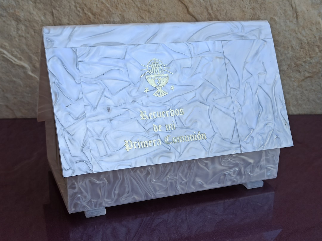 Religious Music Box, Primera Comunion, First Communion, Antique Music ...